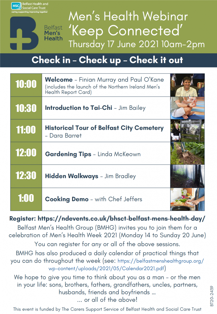 Mens Health Week 2021 | B Well Belfast