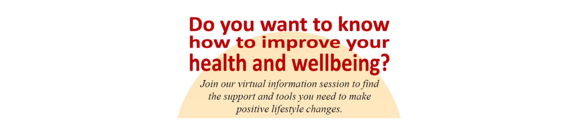 New Information Sessions | B Well Belfast