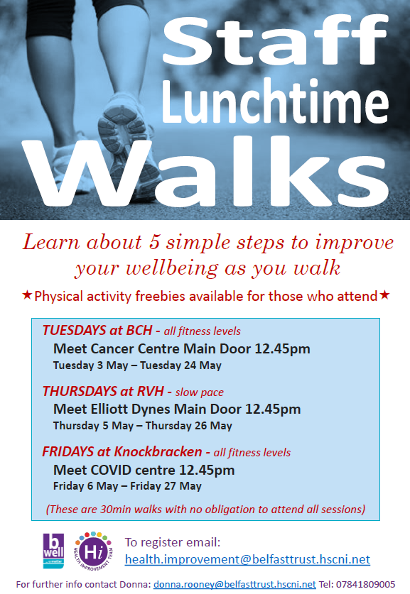 Staff Walking Groups | B Well Belfast