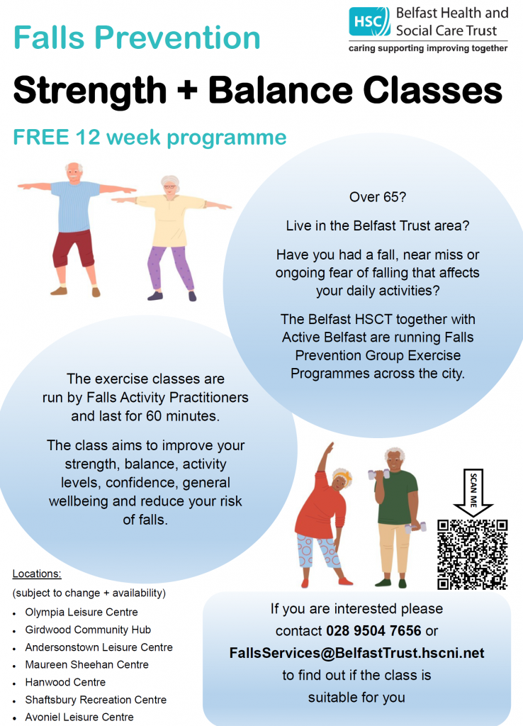 Get Active - BHSCT Training Opportunities | B Well Belfast