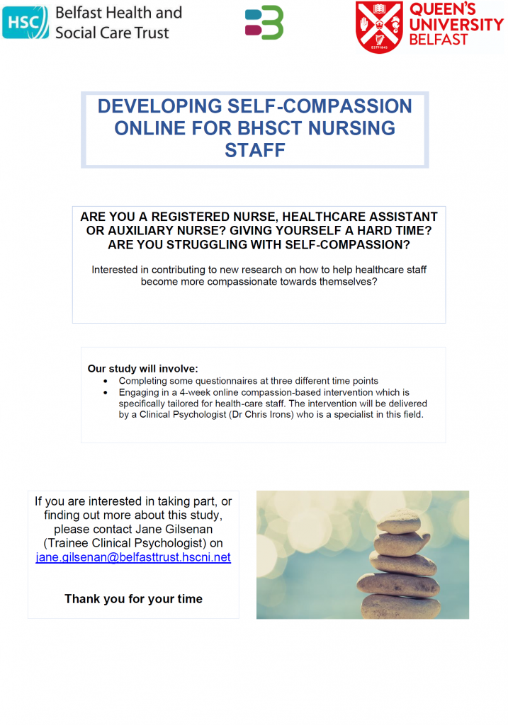 Developing Self Compassion - Online for Nursing Staff Study | B Well ...