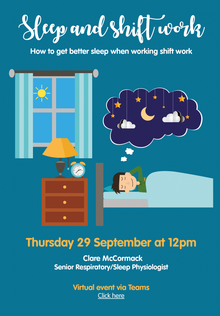Information Session On How To Get Better Sleep When Working Shift Work ...