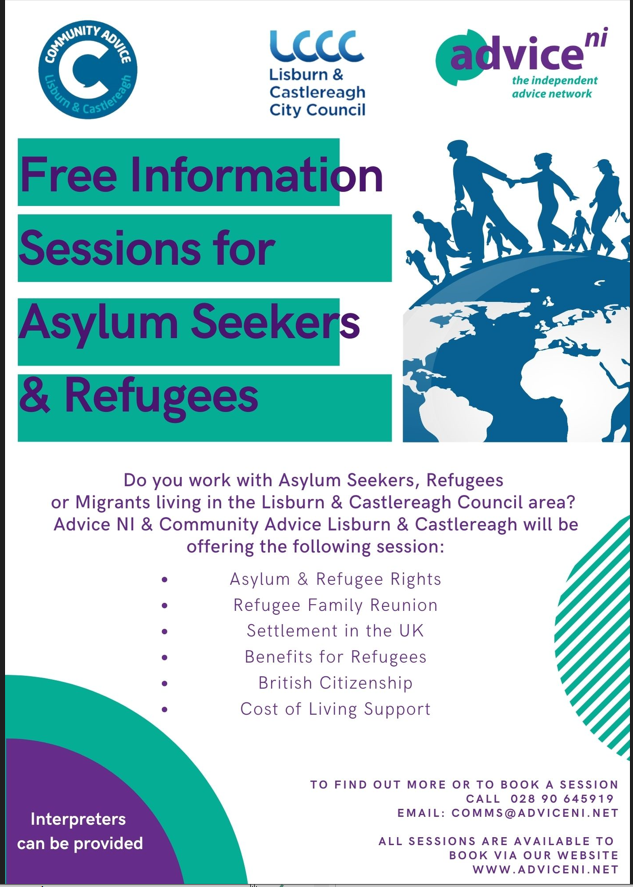 Asylum Seeker and Refugee Information Sessions | B Well Belfast