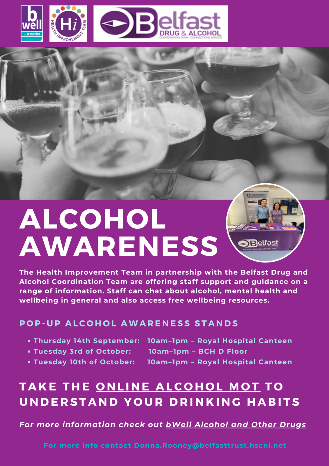 Alcohol Awareness | B Well Belfast