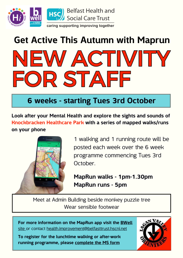 MapRun - New Activity for Staff | B Well Belfast