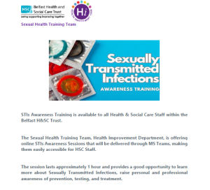 HIV Awareness Training for May 2025 | B Well Belfast