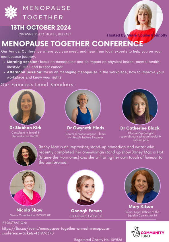 Menopause Together Conference | B Well Belfast
