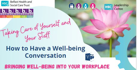 How to have a Wellbeing Conversation Training. | B Well Belfast
